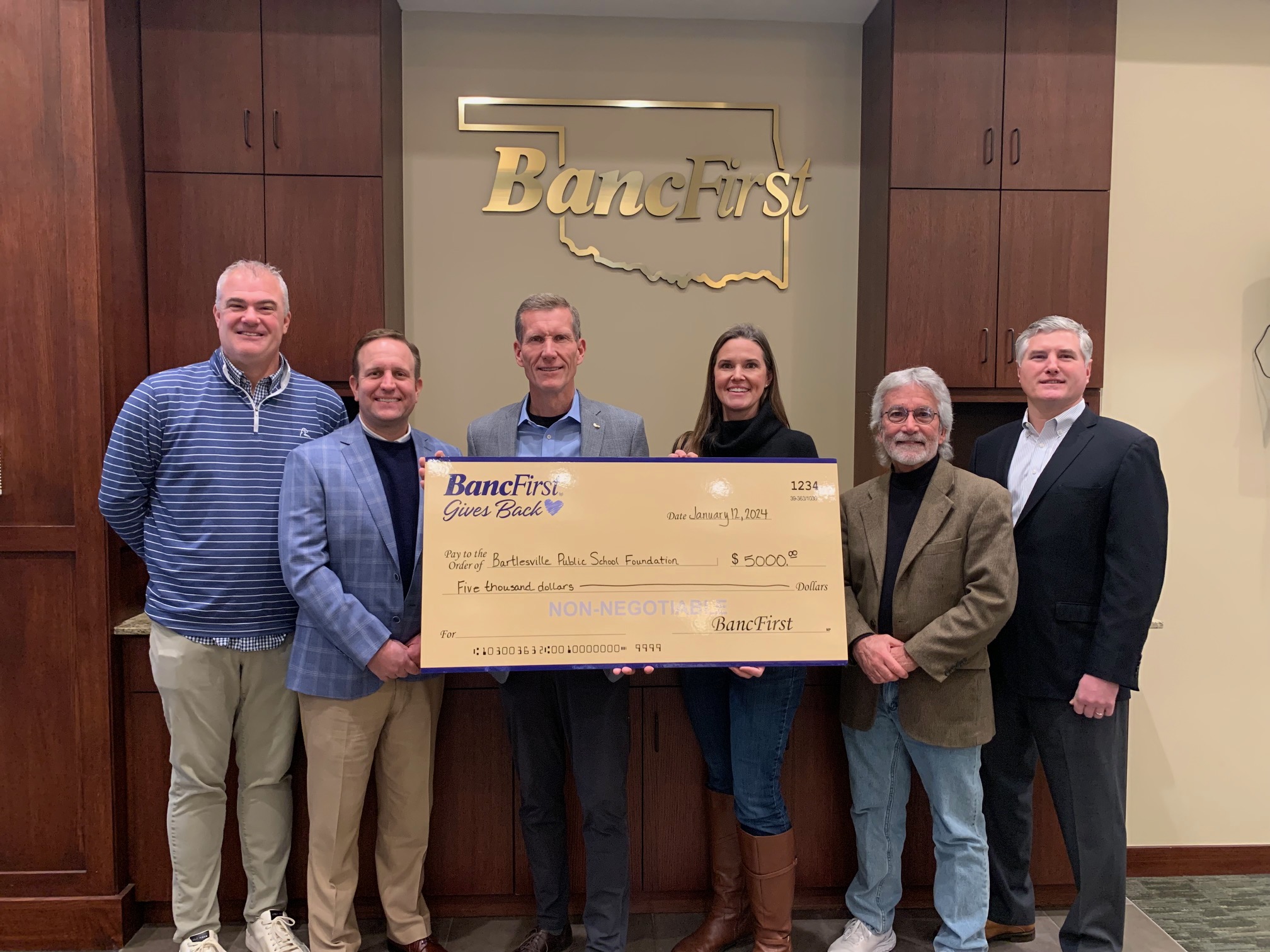 BancFirst Supports Students with a Gift to the Bartlesville Public ...